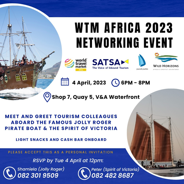 Join our WTM Networking Party | Southern Africa Tourism Services ...